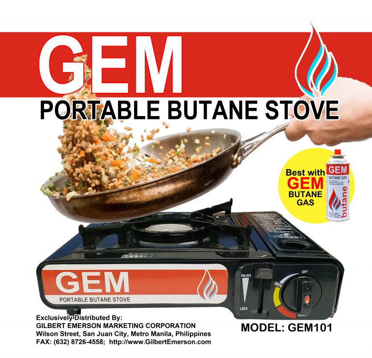 GEM Portable Butane Stove (GEM-101) | Gilbert Emerson